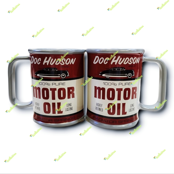 Disney | Dining | Disney Parks Cars 3 Doc Hudson Motor Oil Mug | Poshmark